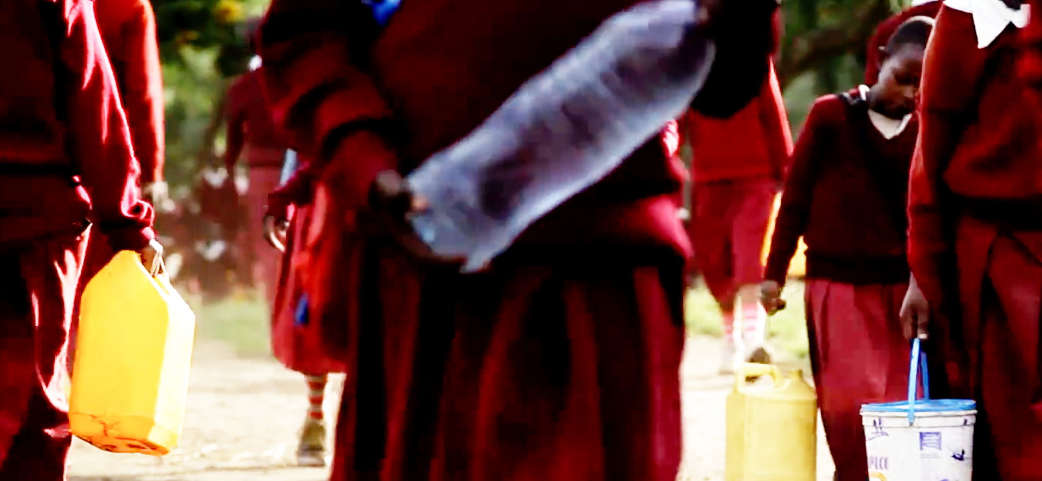 Going to school with books and… 5 liters of water - We Are Water