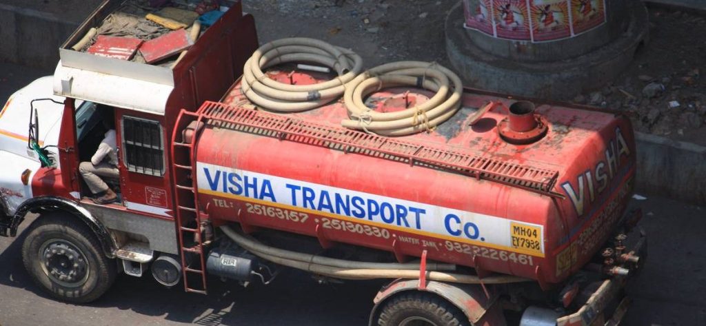 When water travels by truck - We Are Water